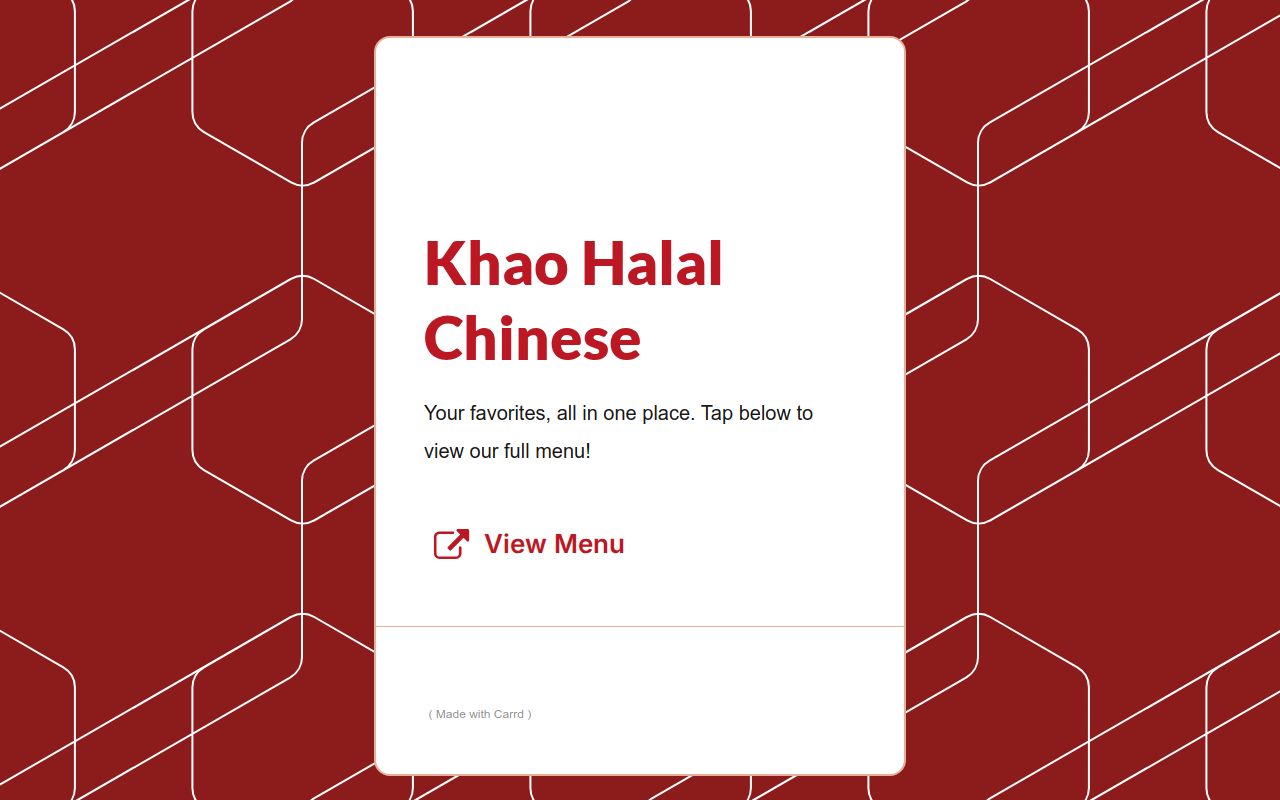 Khao Halal Chinese